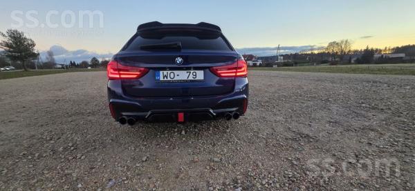 Blue BMW 530 2018 in Riga, with an engine capacity of 3.00 L and mileage of 0 thousand km for 22300 €, photo 6 on AUTOMOTO.COM.LV