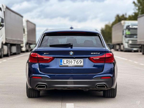 Blue BMW 530 2018 in Siauliai, with an engine capacity of 2.99 L and mileage of 291 thousand km for 16300 €, photo 6 on AUTOMOTO.COM.LV
