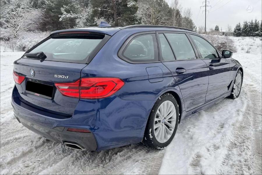 Zils BMW 530 2019 Panevēža, ar dzinēja tilpumu 2.99 L un nobraukumu 218 tūkst. km par 19900 €, foto 4 vietnē AUTOMOTO.COM.LV