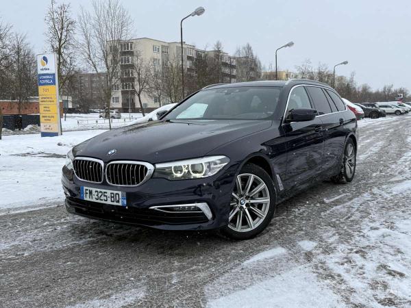 Blue BMW 530 2019 in Panevezys, with an engine capacity of 3.00 L and mileage of 261 thousand km for 17990 €, photo 1 on AUTOMOTO.COM.LV