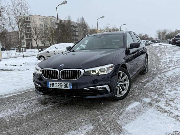 Blue BMW 530 2019 in Panevezys, with an engine capacity of 3.00 L and mileage of 261 thousand km for 17990 €, photo 5 on AUTOMOTO.COM.LV
