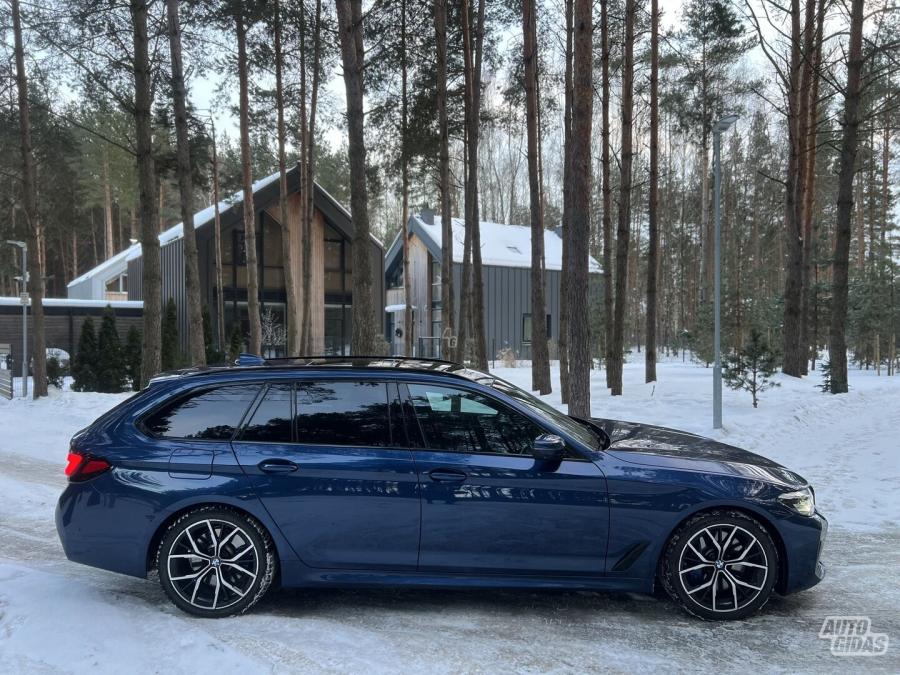 Синий БМВ 530 2020 в Вильнюс, объемом двигателя 3.00 л и пробегом 228 тыс. км за 28499 €, фото 7 на AUTOMOTO.COM.LV