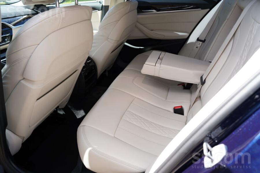 Blue BMW 530 2020 in Riga, with an engine capacity of 2.00 L and mileage of 220 thousand km for 26990 €, photo 18 on AUTOMOTO.COM.LV