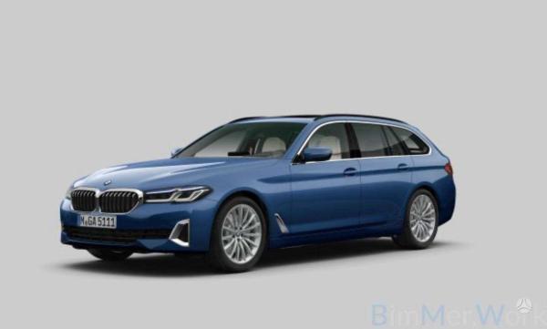 Blue BMW 530 2020 in Vilnius, with an engine capacity of 2.99 L and mileage of 176 thousand km for 26700 €, photo 3 on AUTOMOTO.COM.LV