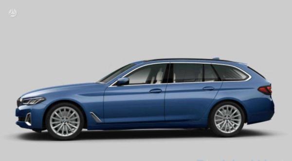 Blue BMW 530 2020 in Vilnius, with an engine capacity of 2.99 L and mileage of 176 thousand km for 26700 €, photo 7 on AUTOMOTO.COM.LV