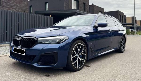 Blue BMW 530 2020 in Vilnius, with an engine capacity of 2.99 L and mileage of 229 thousand km for 24500 €, photo 3 on AUTOMOTO.COM.LV