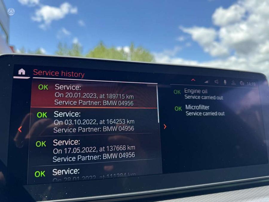 Синий БМВ 530 2020 в Вильнюс, объемом двигателя 2.99 л и пробегом 229 тыс. км за 24500 €, фото 22 на AUTOMOTO.COM.LV