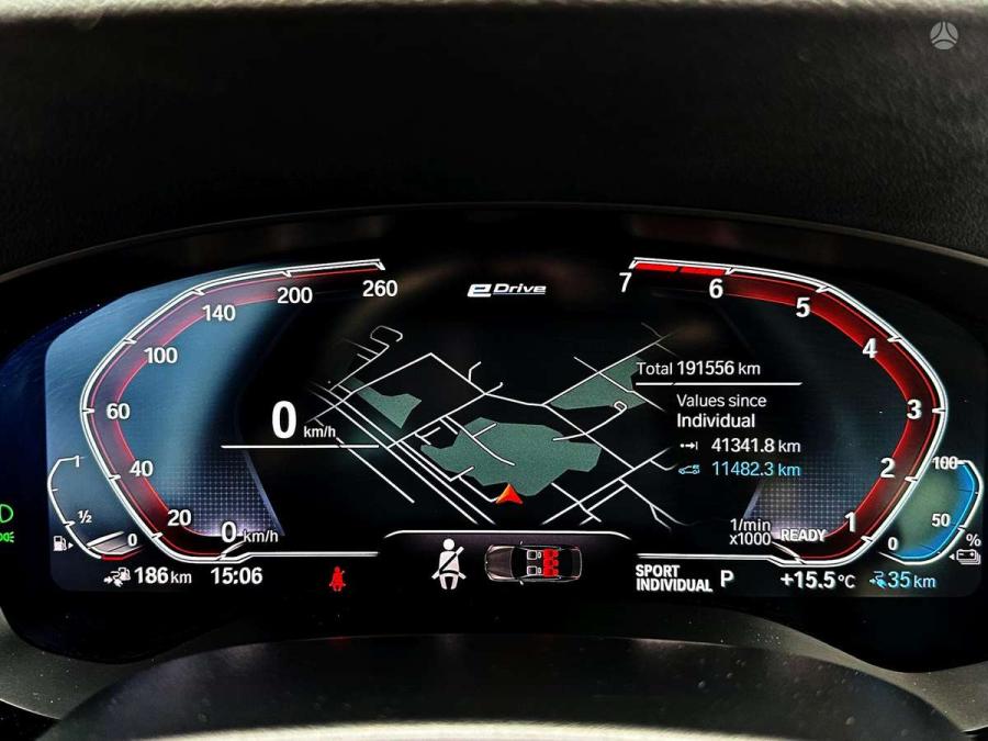 Blue BMW 530 2021 in Kaunas, with an engine capacity of 2.00 L and mileage of 191 thousand km for 21900 €, photo 8 on AUTOMOTO.COM.LV