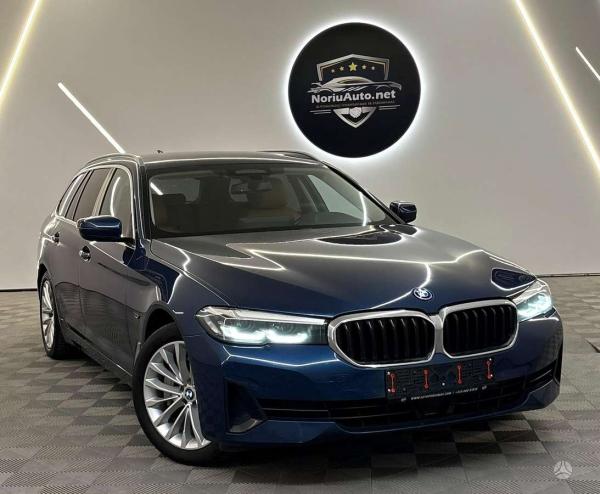 Blue BMW 530 2021 in Marijampole, with an engine capacity of 2.00 L and mileage of 277 thousand km for 18999 €, photo 1 on AUTOMOTO.COM.LV