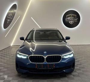Blue BMW 530 2021 in Marijampole, with an engine capacity of 2.00 L and mileage of 277 thousand km for 18999 €, photo 14 on AUTOMOTO.COM.LV
