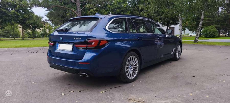 Zils BMW 530 2022 Palanga, ar dzinēja tilpumu 2.00 L un nobraukumu 73 tūkst. km par 27200 €, foto 4 vietnē AUTOMOTO.COM.LV
