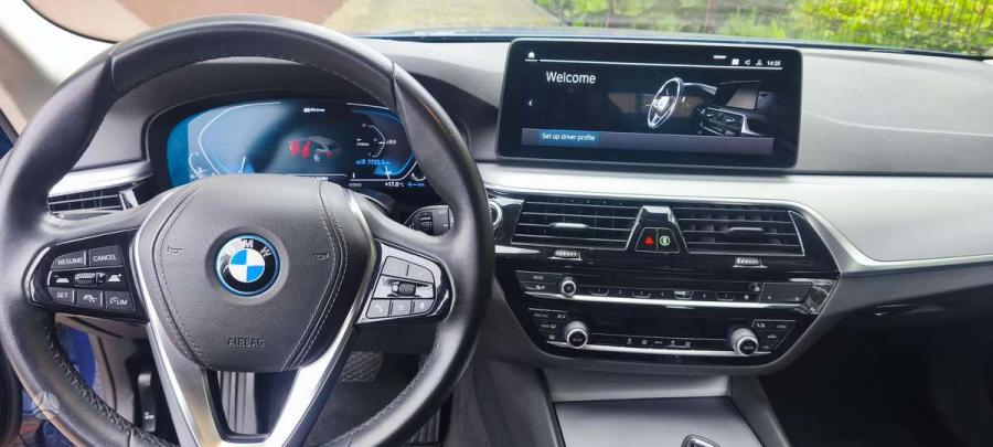 Zils BMW 530 2022 Palanga, ar dzinēja tilpumu 2.00 L un nobraukumu 73 tūkst. km par 27200 €, foto 11 vietnē AUTOMOTO.COM.LV