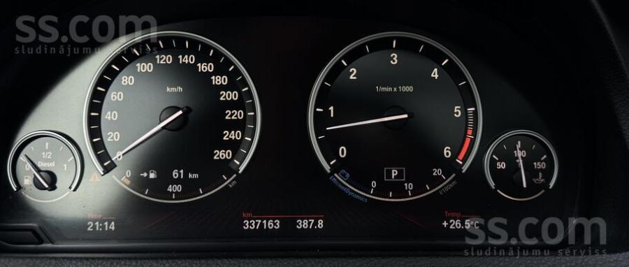 Brūns BMW 530 2012 Rīga, ar dzinēja tilpumu 3.00 L un nobraukumu 337 tūkst. km par 8400 €, foto 22 vietnē AUTOMOTO.COM.LV