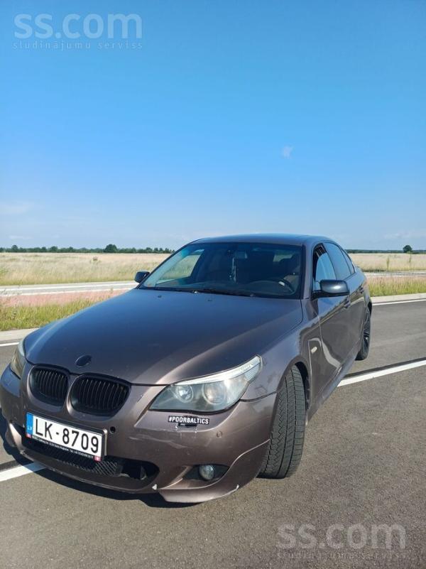 Brown BMW 530 2004 in Liepaja, with an engine capacity of 3.00 L and mileage of 423 thousand km for 3500 €, photo 2 on AUTOMOTO.COM.LV