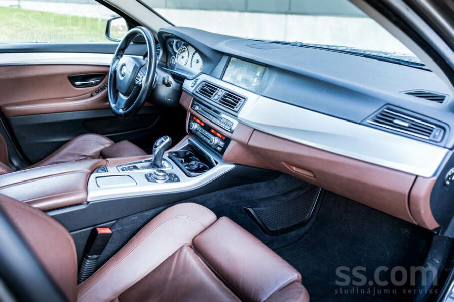 Brūns BMW 530 2012 Rīga, ar dzinēja tilpumu 3.00 L un nobraukumu 374 tūkst. km par 10990 €, foto 13 vietnē AUTOMOTO.COM.LV