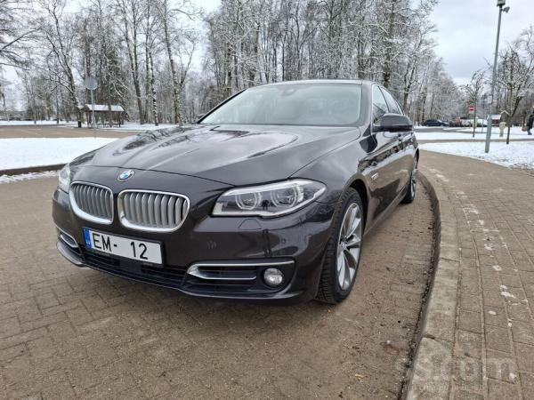 Brown BMW 530 2014 in Riga, with an engine capacity of 3.00 L and mileage of 238 thousand km for 15530 €, photo 2 on AUTOMOTO.COM.LV