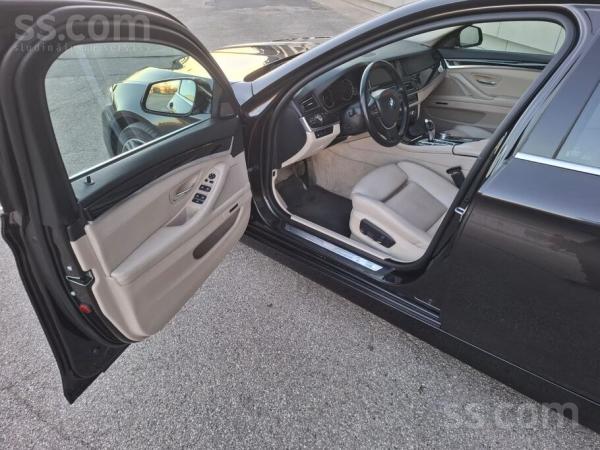 Brown BMW 530 2014 in Riga, with an engine capacity of 3.00 L and mileage of 243 thousand km for 14000 €, photo 7 on AUTOMOTO.COM.LV