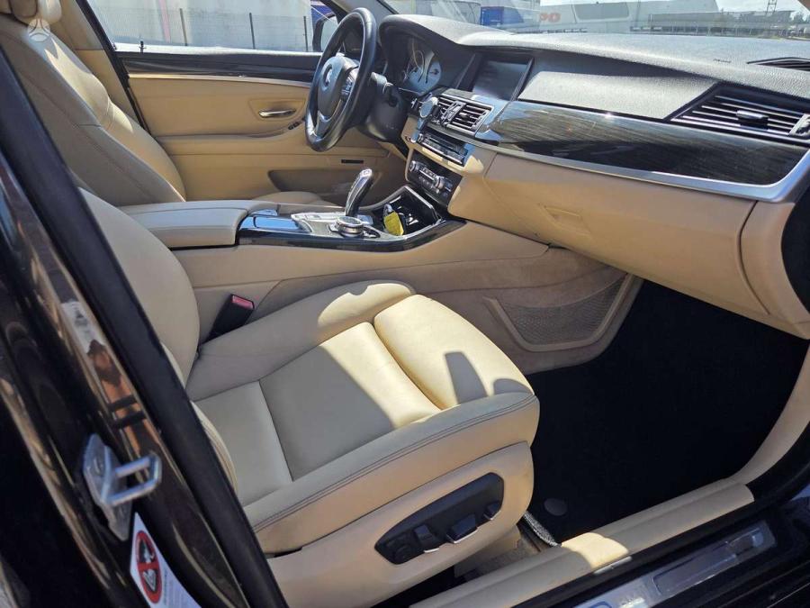 Brown BMW 530 2014 in Kaunas, with an engine capacity of 2.99 L and mileage of 280 thousand km for 11550 €, photo 11 on AUTOMOTO.COM.LV