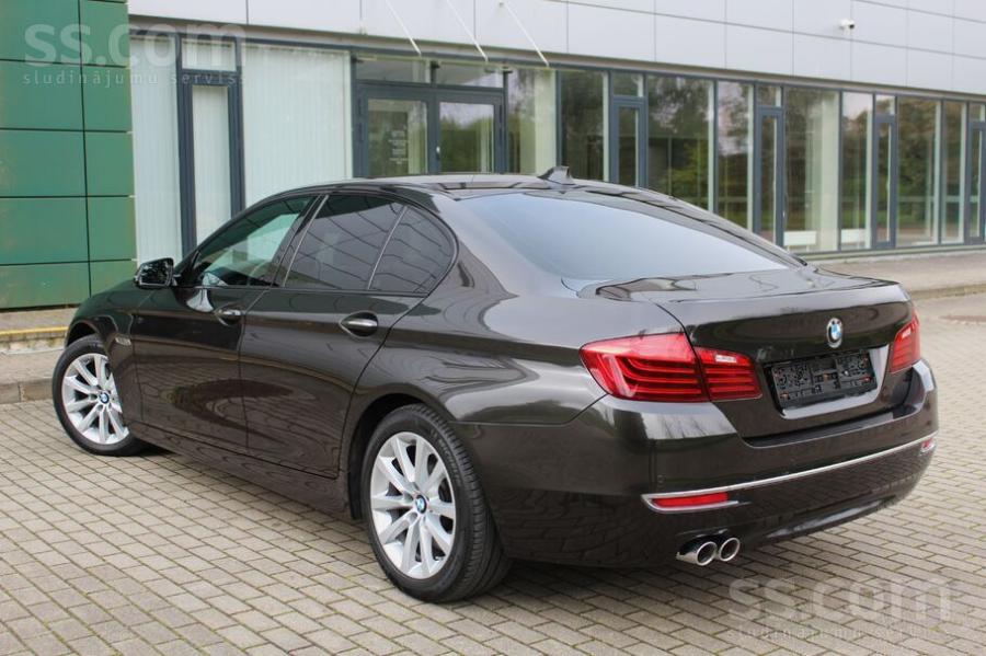 Brown BMW 530 2016 in Tukums, with an engine capacity of 3.00 L and mileage of 188 thousand km for 17999 €, photo 6 on AUTOMOTO.COM.LV