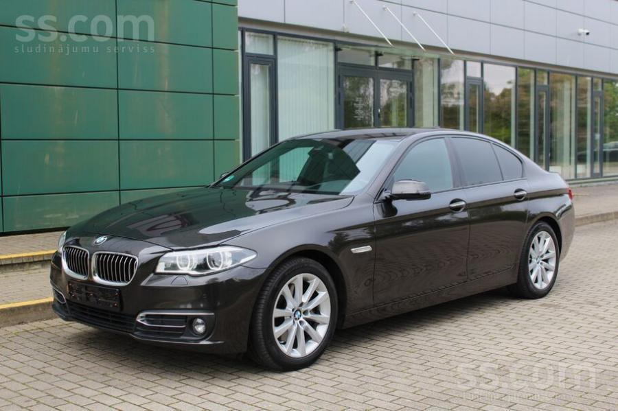 Brown BMW 530 2016 in Tukums, with an engine capacity of 3.00 L and mileage of 188 thousand km for 17999 €, photo 9 on AUTOMOTO.COM.LV