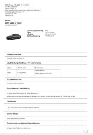 Brown BMW 530 2016 in Tukums, with an engine capacity of 3.00 L and mileage of 188 thousand km for 17999 €, photo 32 on AUTOMOTO.COM.LV