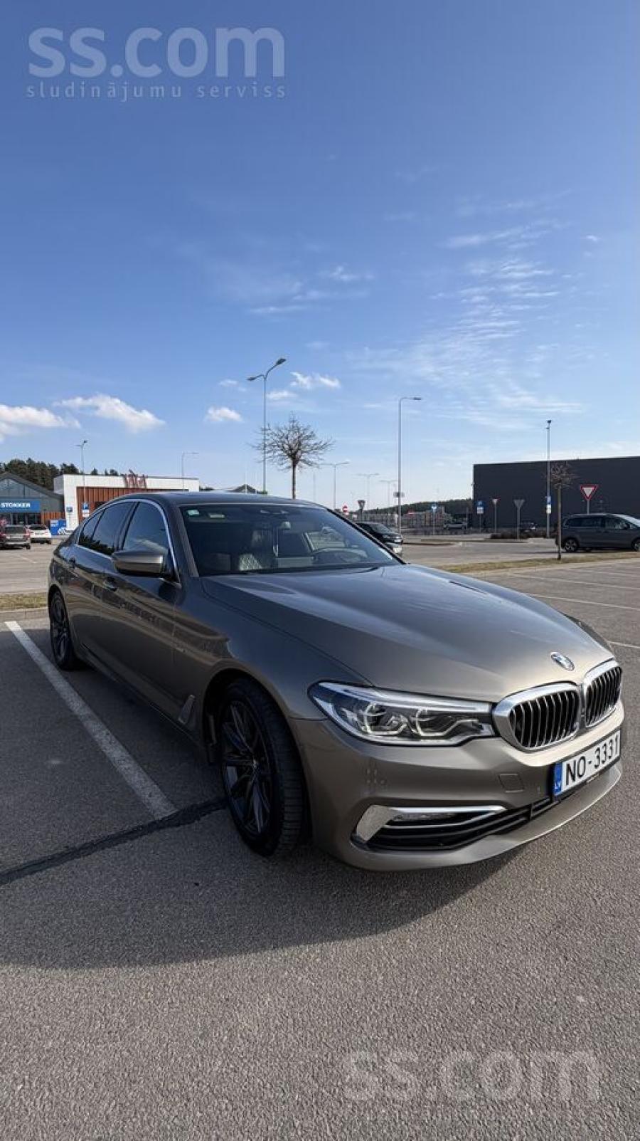 Brown BMW 530 2016 in Riga, with an engine capacity of 3.00 L and mileage of 255 thousand km for 23000 €, photo 19 on AUTOMOTO.COM.LV