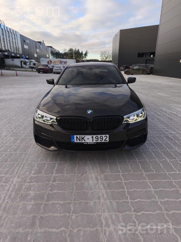 Brown BMW 530 2017 in Riga, with an engine capacity of 3.00 L and mileage of 190 thousand km for 25900 €, photo 1 on AUTOMOTO.COM.LV