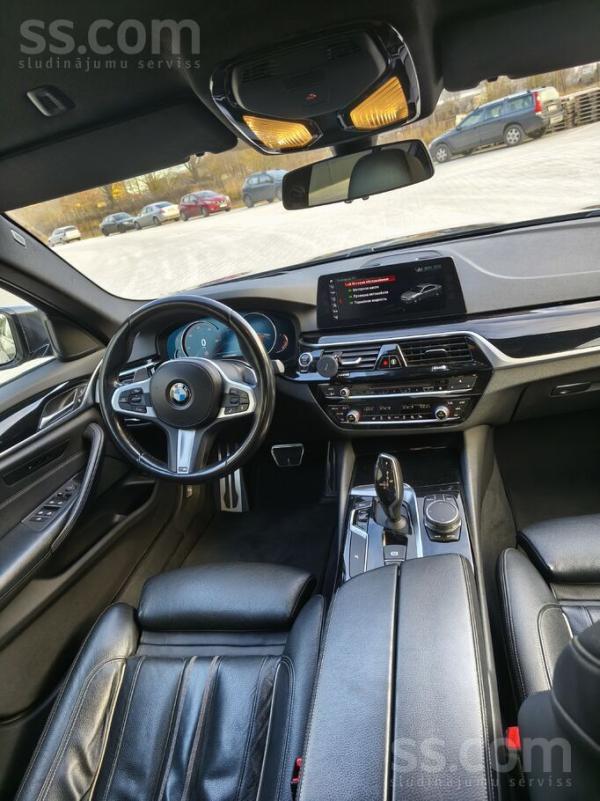 Brown BMW 530 2017 in Riga, with an engine capacity of 3.00 L and mileage of 190 thousand km for 25900 €, photo 7 on AUTOMOTO.COM.LV