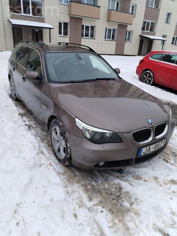Brown BMW 530 2006 in Riga, with an engine capacity of 3.00 L and mileage of 420 thousand km for 4000 €, photo 1 on AUTOMOTO.COM.LV