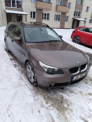 Brūns BMW 530 2006 Rīga, ar dzinēja tilpumu 3.00 L un nobraukumu 420 tūkst. km par 4000 €, foto  vietnē AUTOMOTO.COM.LV