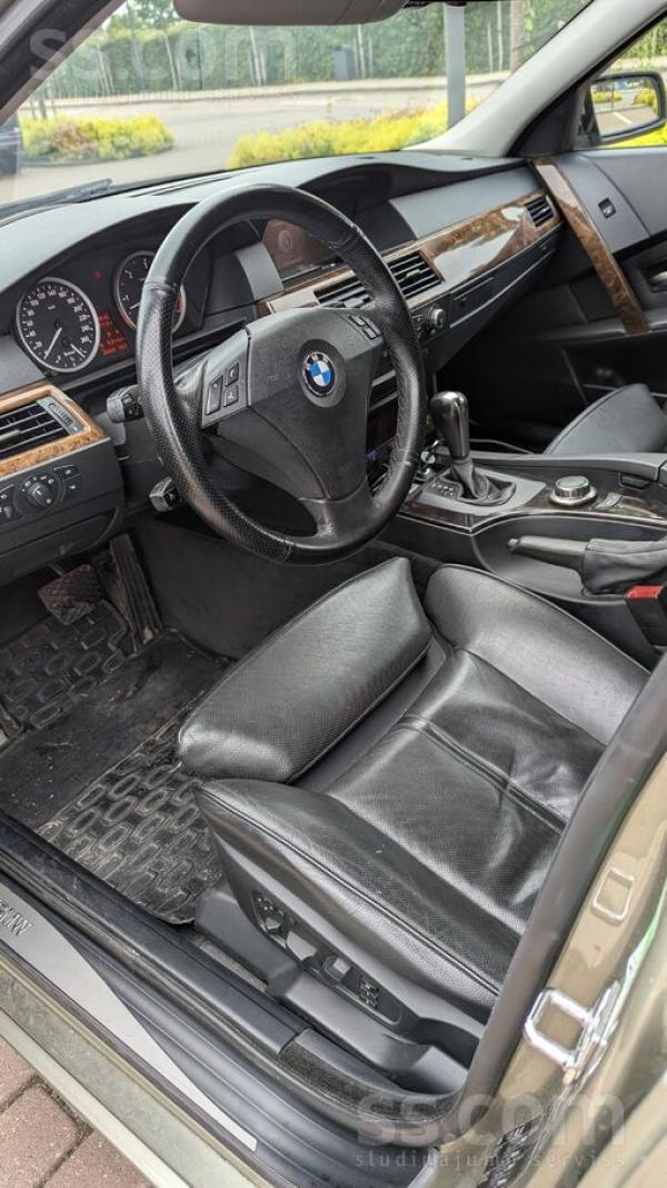 Brūns BMW 530 2006 Ventspils, ar dzinēja tilpumu 3.00 L un nobraukumu 493 tūkst. km par 4150 €, foto 6 vietnē AUTOMOTO.COM.LV