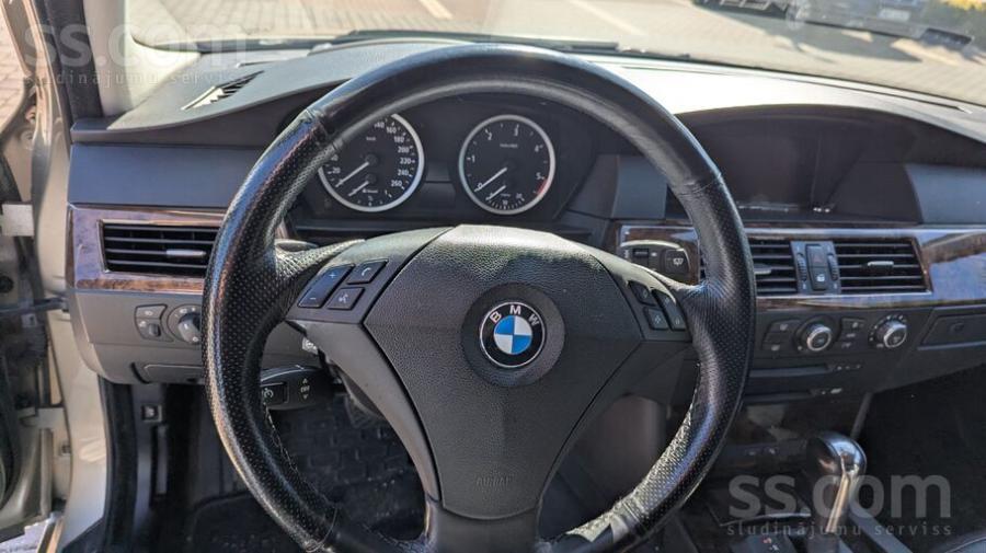 Brūns BMW 530 2006 Ventspils, ar dzinēja tilpumu 3.00 L un nobraukumu 493 tūkst. km par 3900 €, foto 15 vietnē AUTOMOTO.COM.LV