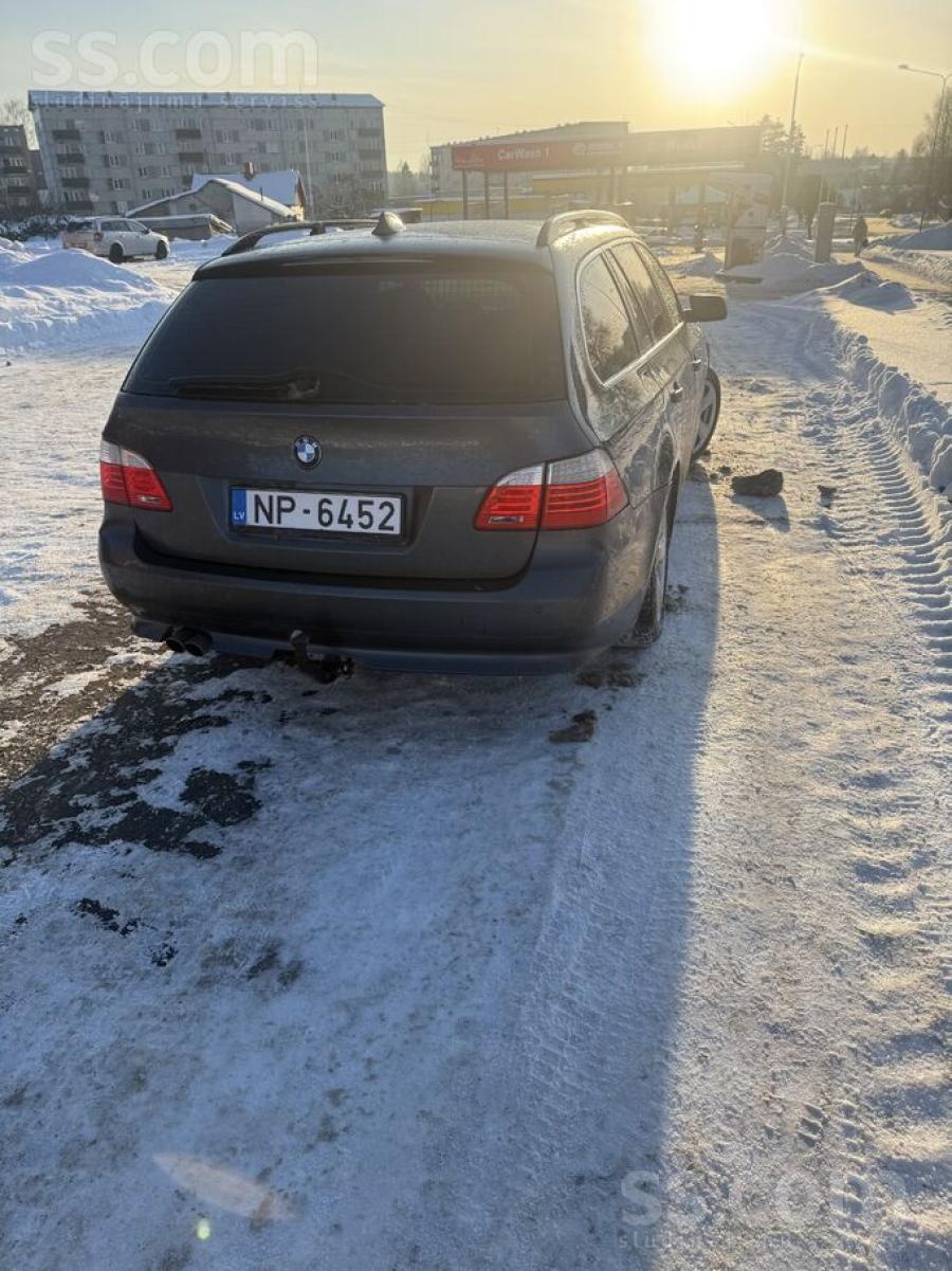 Brown BMW 530 2007 in Kraslava, with an engine capacity of 2.50 L and mileage of 354 thousand km for 5500 €, photo 3 on AUTOMOTO.COM.LV
