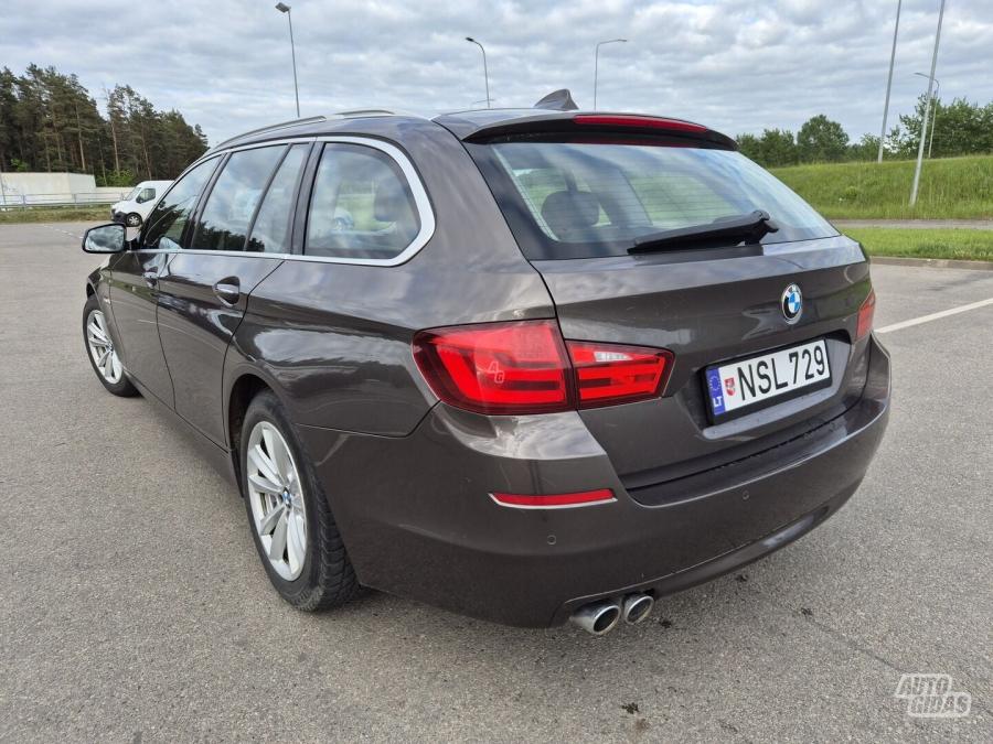 Brown BMW 530 2011 in Vilnius, with an engine capacity of 3.00 L and mileage of 266 thousand km for 8900 €, photo 8 on AUTOMOTO.COM.LV