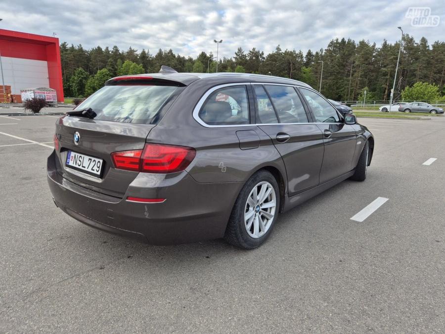 Brown BMW 530 2011 in Vilnius, with an engine capacity of 3.00 L and mileage of 266 thousand km for 8900 €, photo 10 on AUTOMOTO.COM.LV