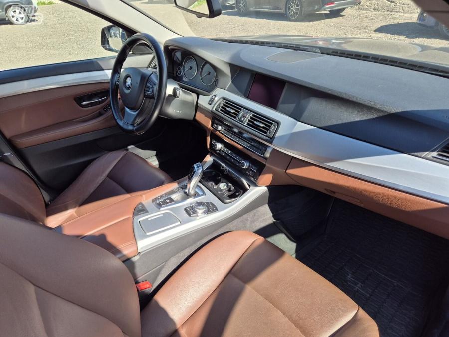 Brown BMW 530 2011 in Vilnius, with an engine capacity of 3.00 L and mileage of 266 thousand km for 8900 €, photo 16 on AUTOMOTO.COM.LV