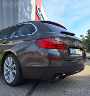 Brown BMW 530 2011 in Riga, with an engine capacity of 3.00 L and mileage of 410 thousand km for 7100 €, photo 6 on AUTOMOTO.COM.LV