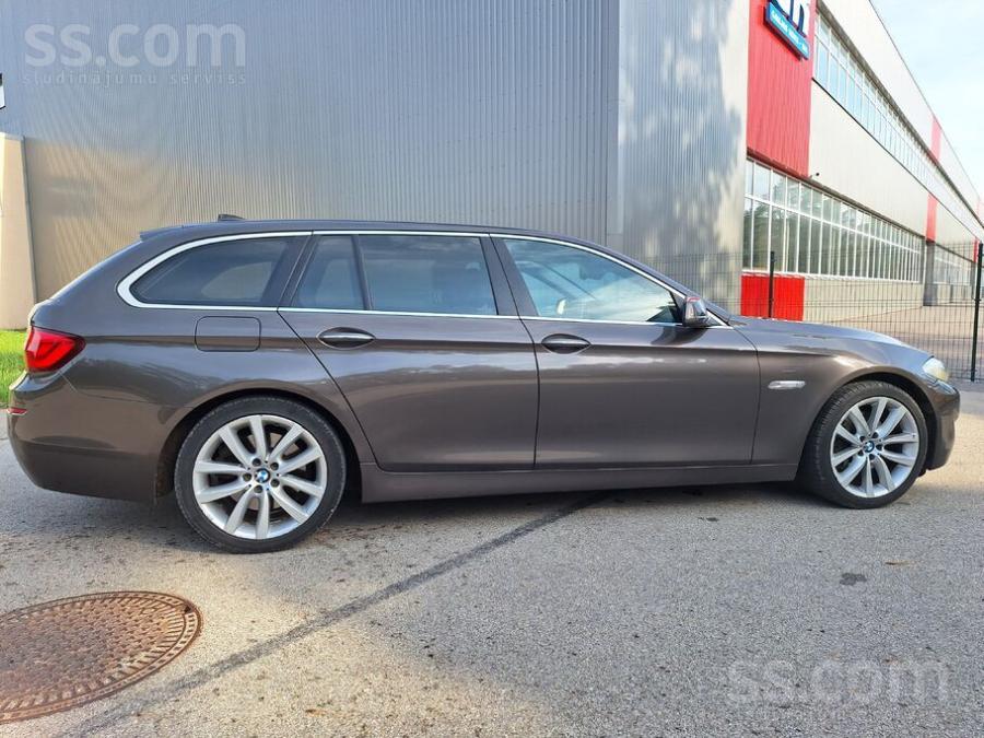 Brown BMW 530 2011 in Riga, with an engine capacity of 3.00 L and mileage of 410 thousand km for 7100 €, photo 7 on AUTOMOTO.COM.LV