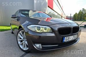 Brown BMW 530 2011 in Riga, with an engine capacity of 3.00 L and mileage of 410 thousand km for 7100 €, photo 9 on AUTOMOTO.COM.LV