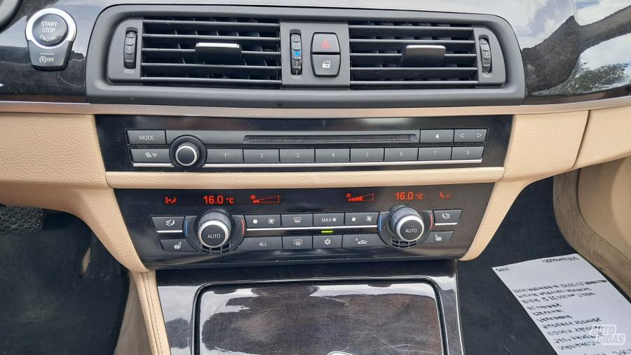 Brown BMW 530 2011 in Klaipeda, with an engine capacity of 3.00 L and mileage of 284 thousand km for 8900 €, photo 25 on AUTOMOTO.COM.LV