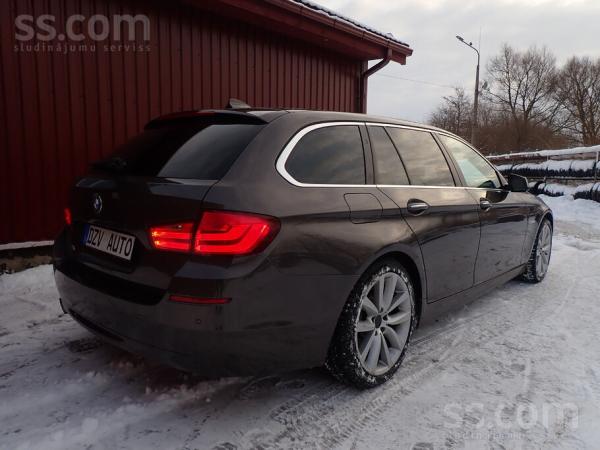 Brown BMW 530 2012 in Liepaja, with an engine capacity of 3.00 L and mileage of 335 thousand km for 9990 €, photo 2 on AUTOMOTO.COM.LV
