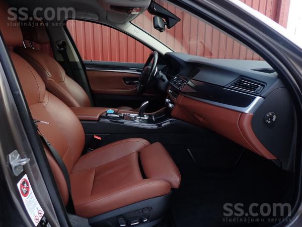 Brown BMW 530 2012 in Liepaja, with an engine capacity of 3.00 L and mileage of 335 thousand km for 9990 €, photo 5 on AUTOMOTO.COM.LV