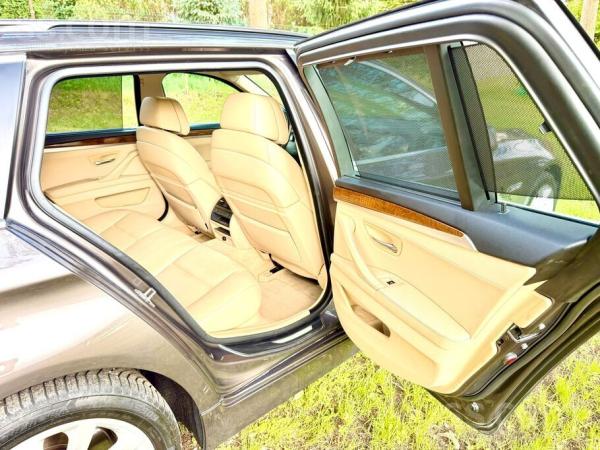 Brown BMW 530 2012 in Riga, with an engine capacity of 3.00 L and mileage of 359 thousand km for 9900 €, photo 10 on AUTOMOTO.COM.LV