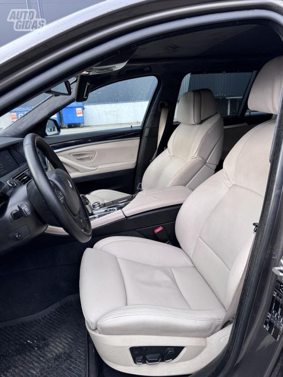 Brown BMW 530 2012 in Kaunas, with an engine capacity of 3.00 L and mileage of 332 thousand km for 8700 €, photo 11 on AUTOMOTO.COM.LV
