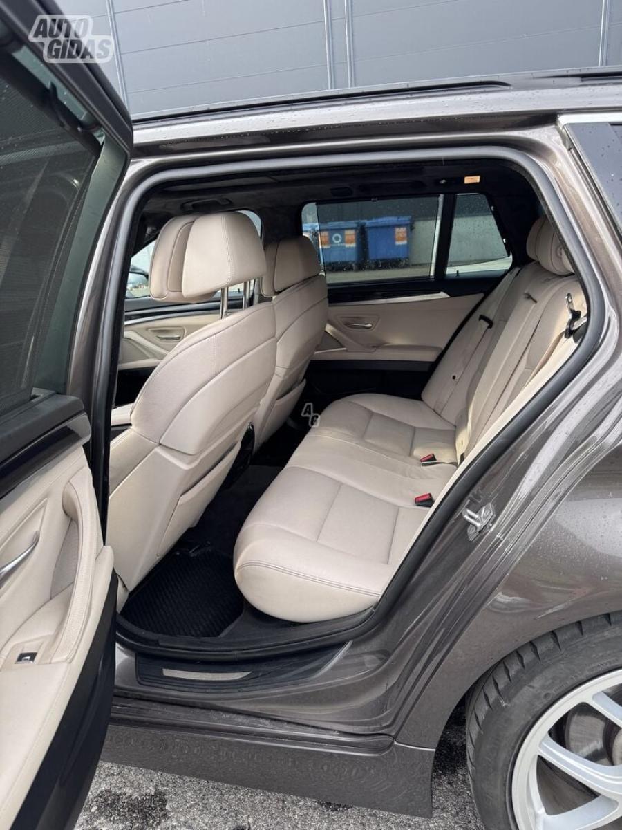 Brown BMW 530 2012 in Kaunas, with an engine capacity of 3.00 L and mileage of 332 thousand km for 8700 €, photo 15 on AUTOMOTO.COM.LV