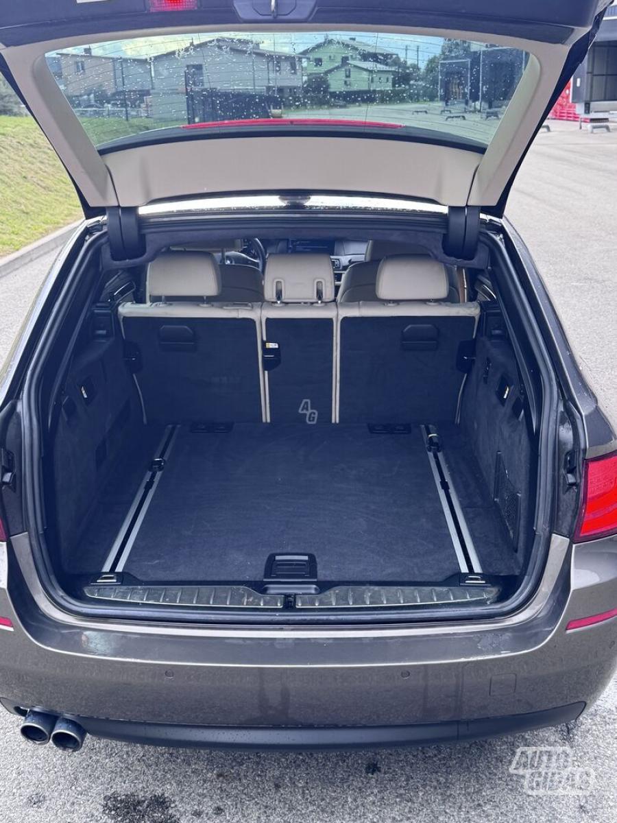 Brown BMW 530 2012 in Kaunas, with an engine capacity of 3.00 L and mileage of 332 thousand km for 8700 €, photo 18 on AUTOMOTO.COM.LV
