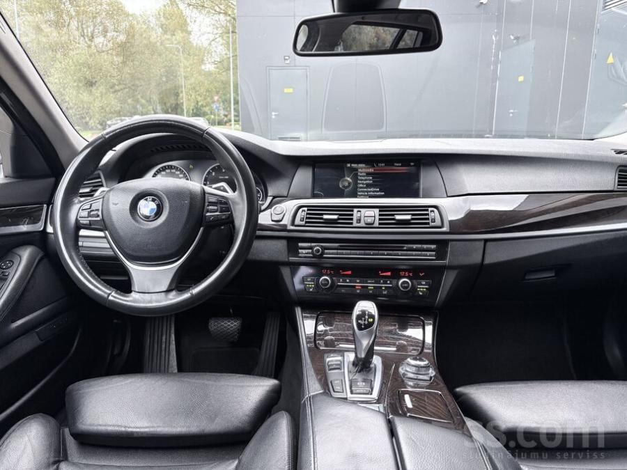 Brown BMW 530 2012 in Riga, with an engine capacity of 3.00 L and mileage of 303 thousand km for 8800 €, photo 9 on AUTOMOTO.COM.LV