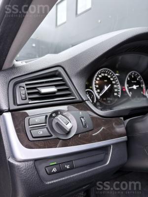 Brown BMW 530 2012 in Riga, with an engine capacity of 3.00 L and mileage of 303 thousand km for 8800 €, photo 11 on AUTOMOTO.COM.LV