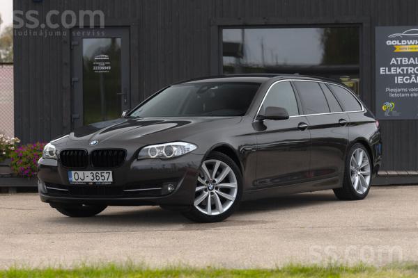 Brown BMW 530 2012 in Jelgava, with an engine capacity of 3.00 L and mileage of 355 thousand km for 10900 €, photo 1 on AUTOMOTO.COM.LV