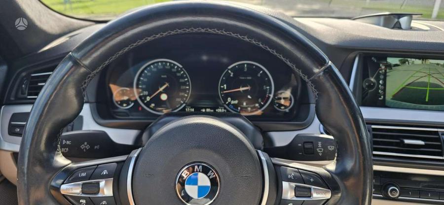Brown BMW 530 2013 in Taurage, with an engine capacity of 2.99 L and mileage of 317 thousand km for 12400 €, photo 15 on AUTOMOTO.COM.LV